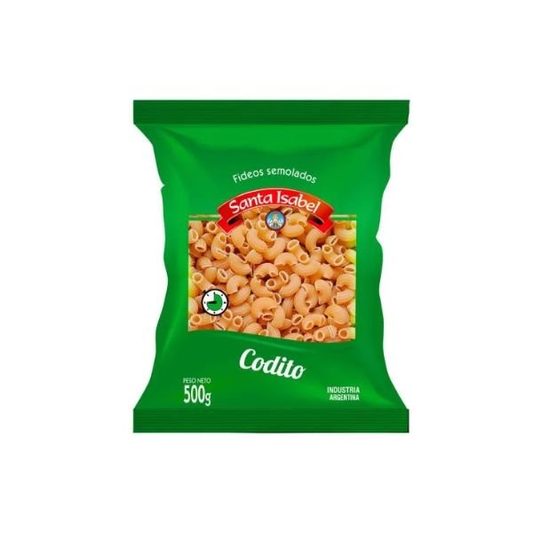 Fideos Santa Isabel Codito 500 gr – Point la Ventanita
